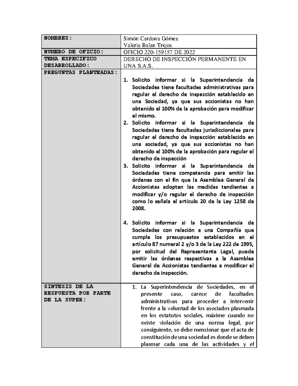 Analisis de concepto Nº 9 - NOMBRES: Simón Cardona Gómez Valeria Balan ...