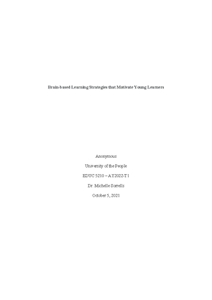 Written Task week 2 - practice - Robert Gagné’s Nine Events of ...