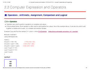 GEC 004-2.2 Number Pattern - Computer Programming - TIP - Studocu