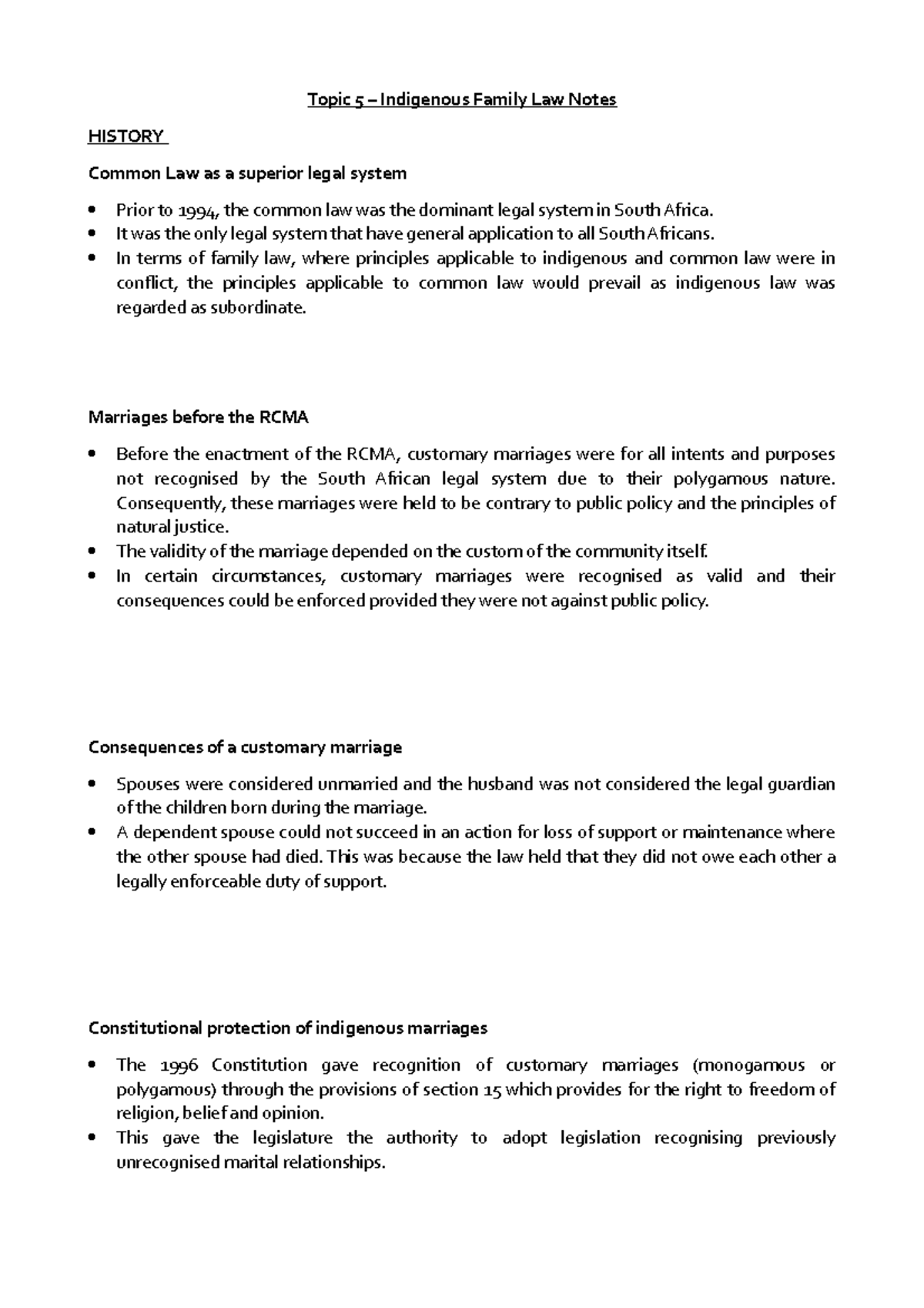 Indigenous Family Law Slide Text Only - Topic 5 – Indigenous Family Law ...