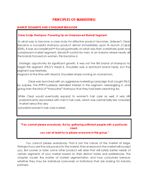 Principles OF Marketing 10 - Studocu