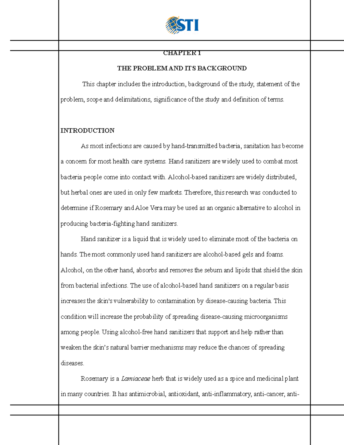 STEM401- Group - Studocu