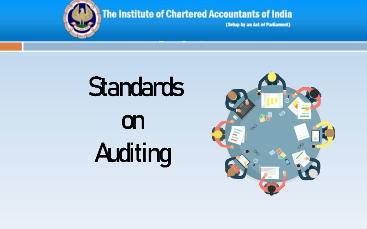 SQC1, SA200,210,220, 299 - Standards on Auditing Standards on Auditing ...