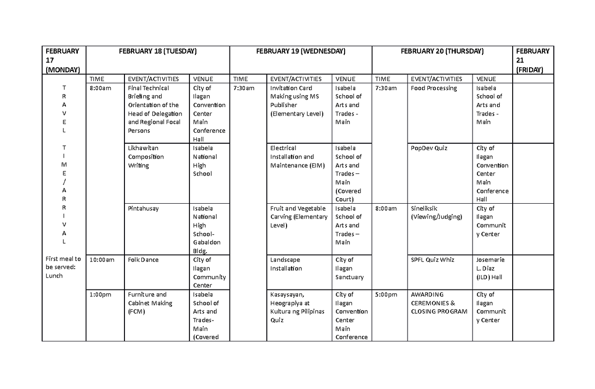 Final-Activity-Matrix - FEBRUARY 17 (MONDAY) FEBRUARY 18 (TUESDAY ...