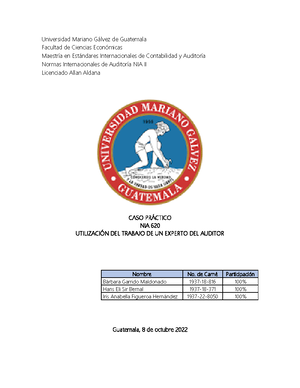 Trabajo casos practicos de NIA 701 y 706 - Norma Internacional De ...