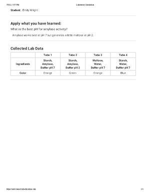 DNA - Practice - 7/19/22, 10:12 PM Laboratory Simulation newconnect ...
