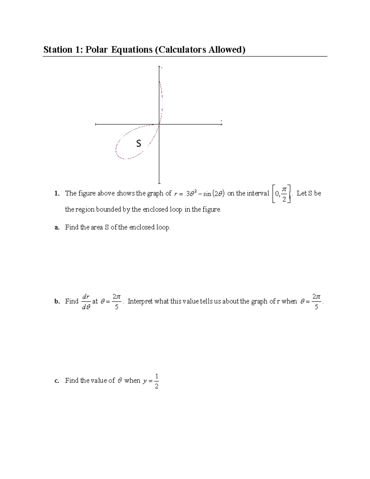 Polar Equations And Calculus Stations Activity 1 The Figure Above polar-equations-and-calculus-stations-activity-1-the-figure-above