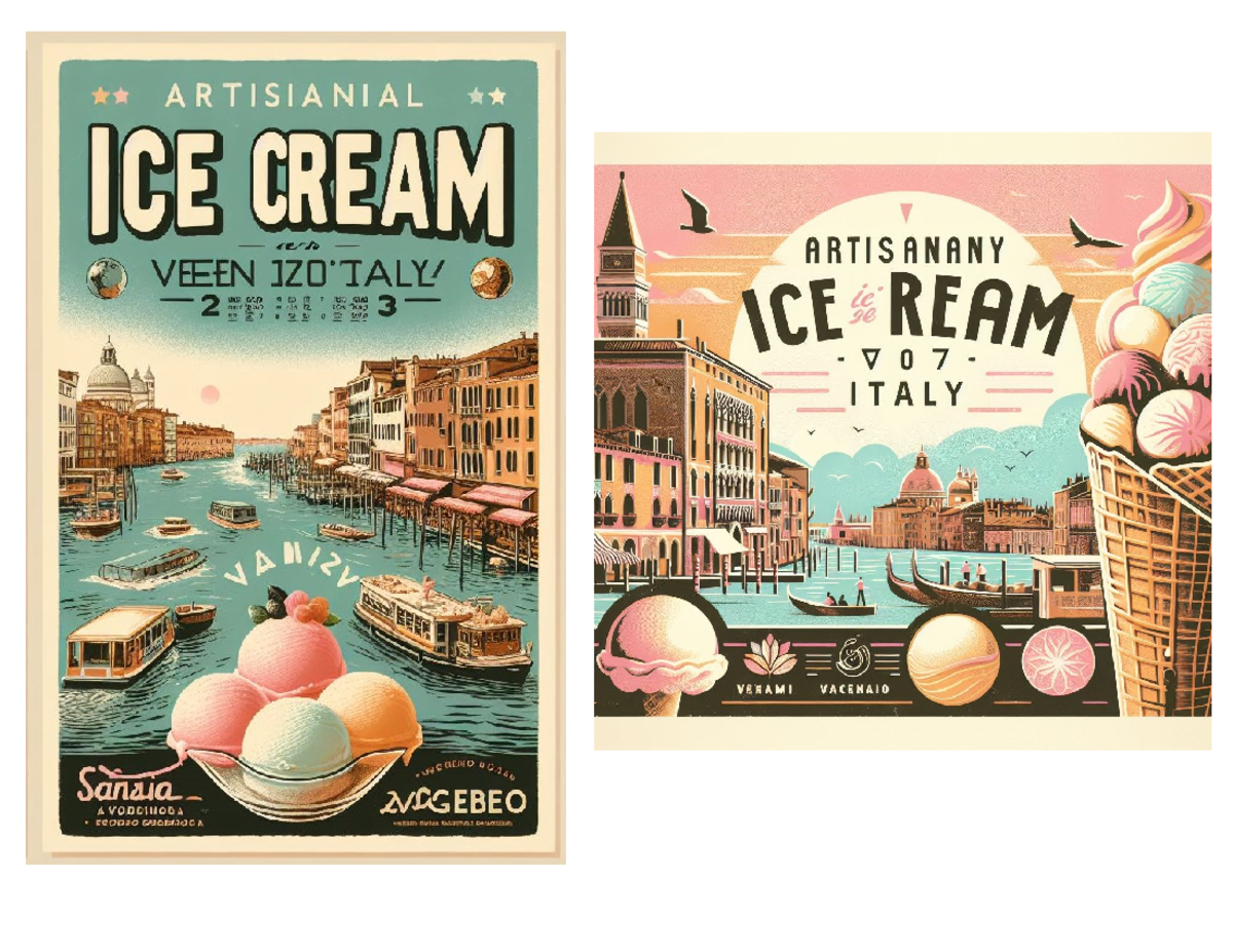 Poster-Helados - Poster de helados para un empredimiento de México para ...