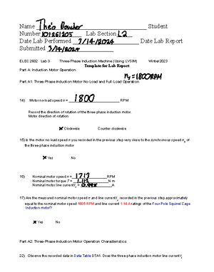 2602LAB - lab 4 - Date Lab Performed 03/04/2024 Date Lab Report ...