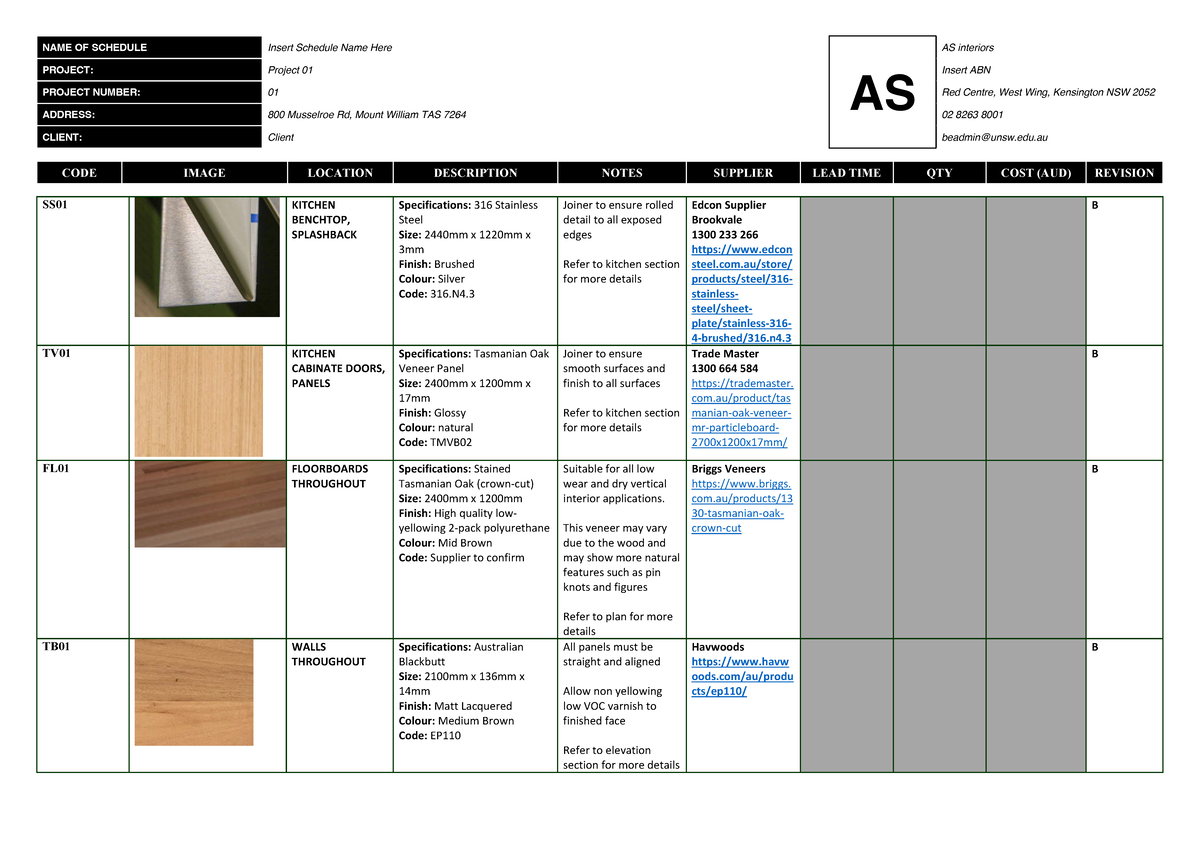 Schedule Template - Templet and materials that might be helpful for the ...