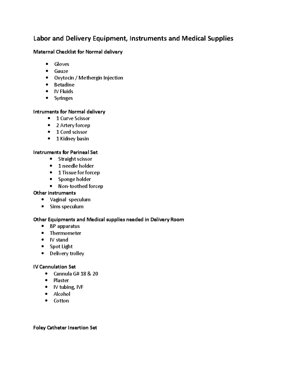 Labor and Delivery Equipment - K Hepa B BCG Newborn Resuscitation ...