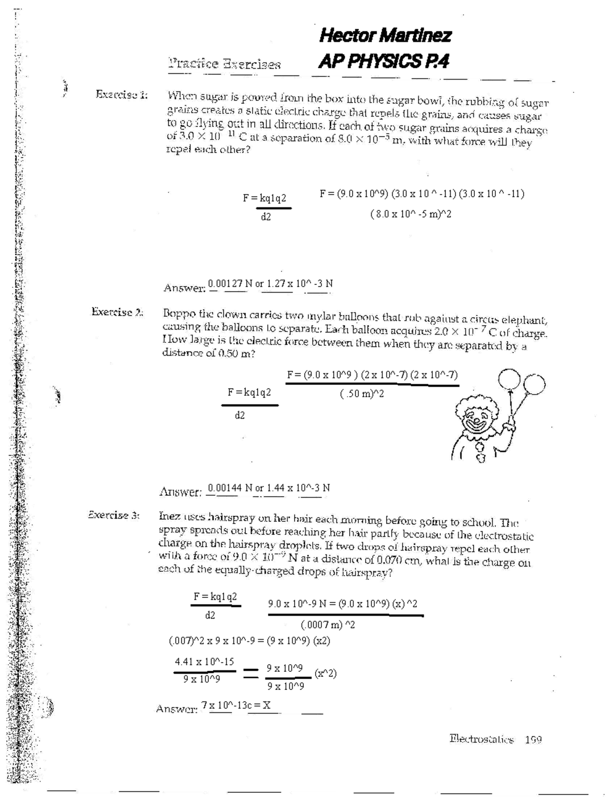 Electrostatiics - Booom Pow - Physics - Studocu