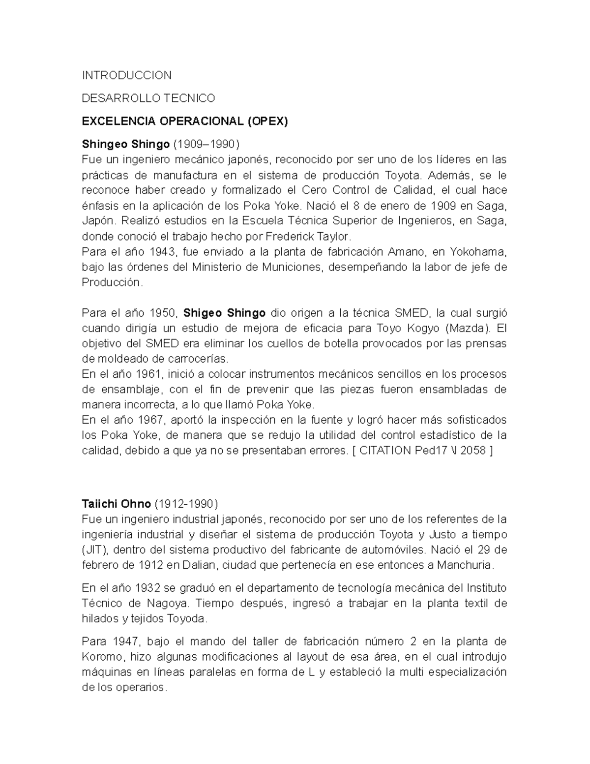 LA Excelencia OP - INTRODUCCION DESARROLLO TECNICO EXCELENCIA ...