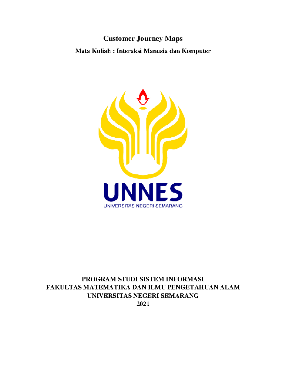 IMK Customer Journey Maps - Customer Journey Maps Mata Kuliah ...