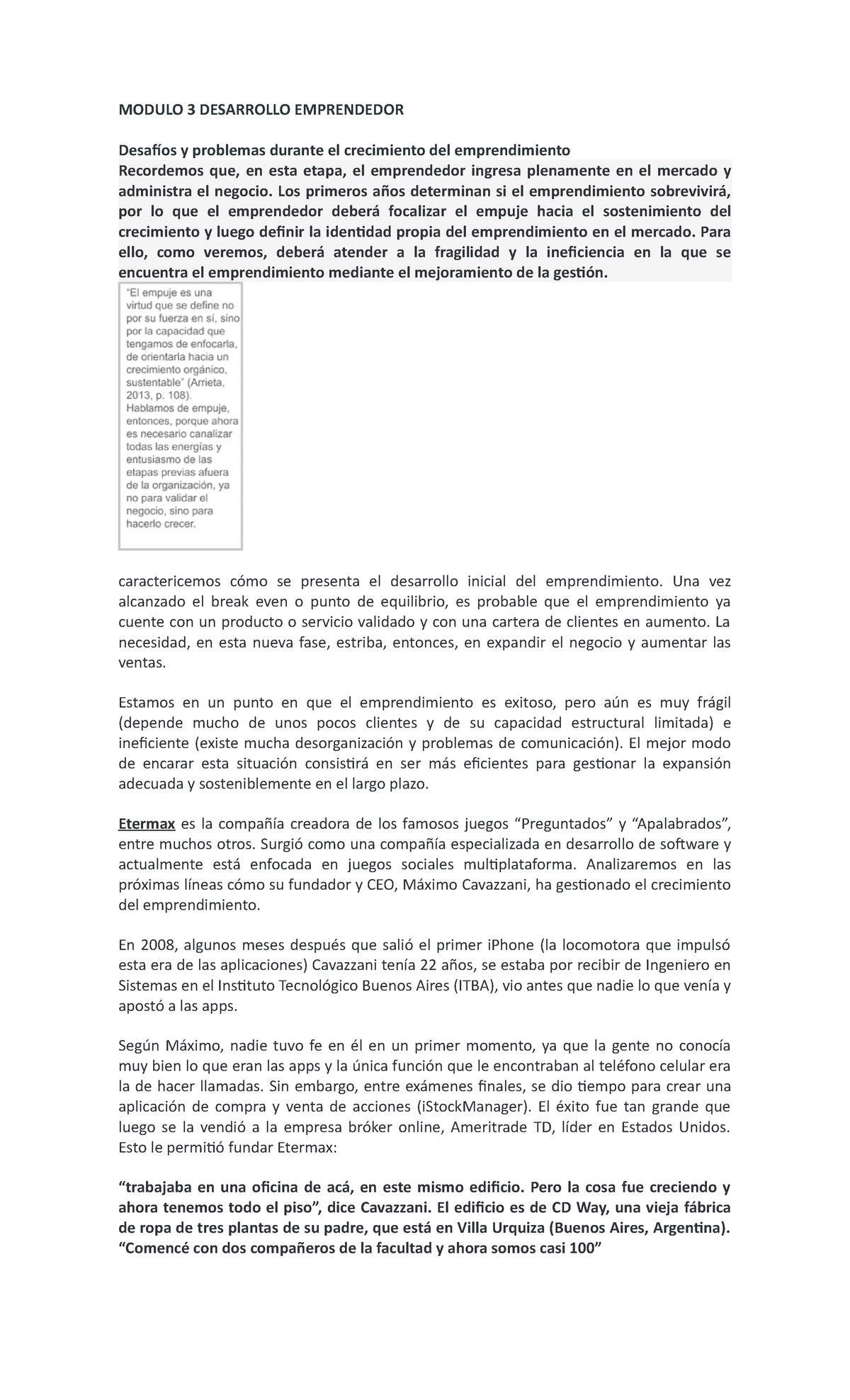 Desarrollo emprededor modulo 3 y 4 - MODULO 3 DESARROLLO EMPRENDEDOR Desafíos y problemas ...