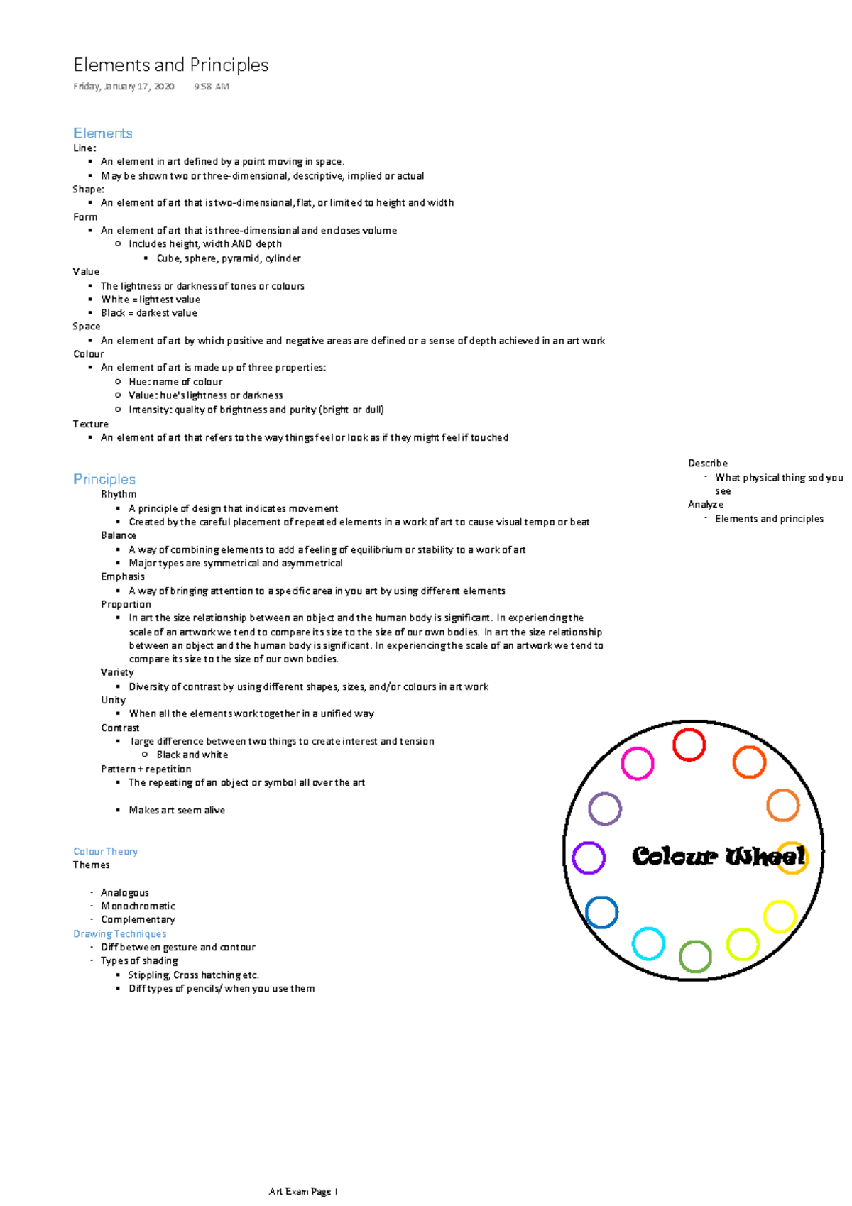 Elements and Principles - Elements Line: - An element in art defined by ...