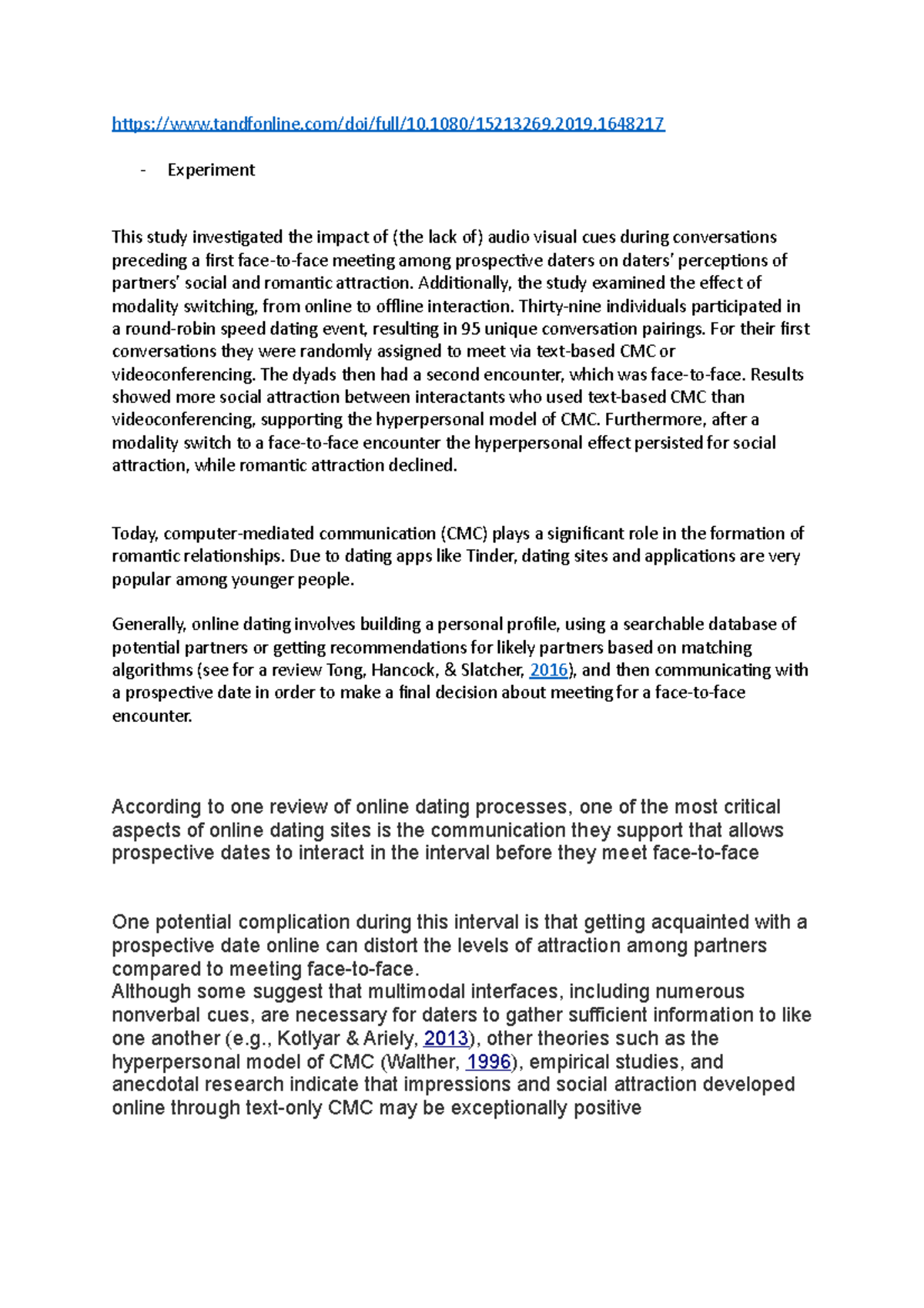 Experiment - tandfonline/doi/full/10.1080/15213269.2019. Experiment ...