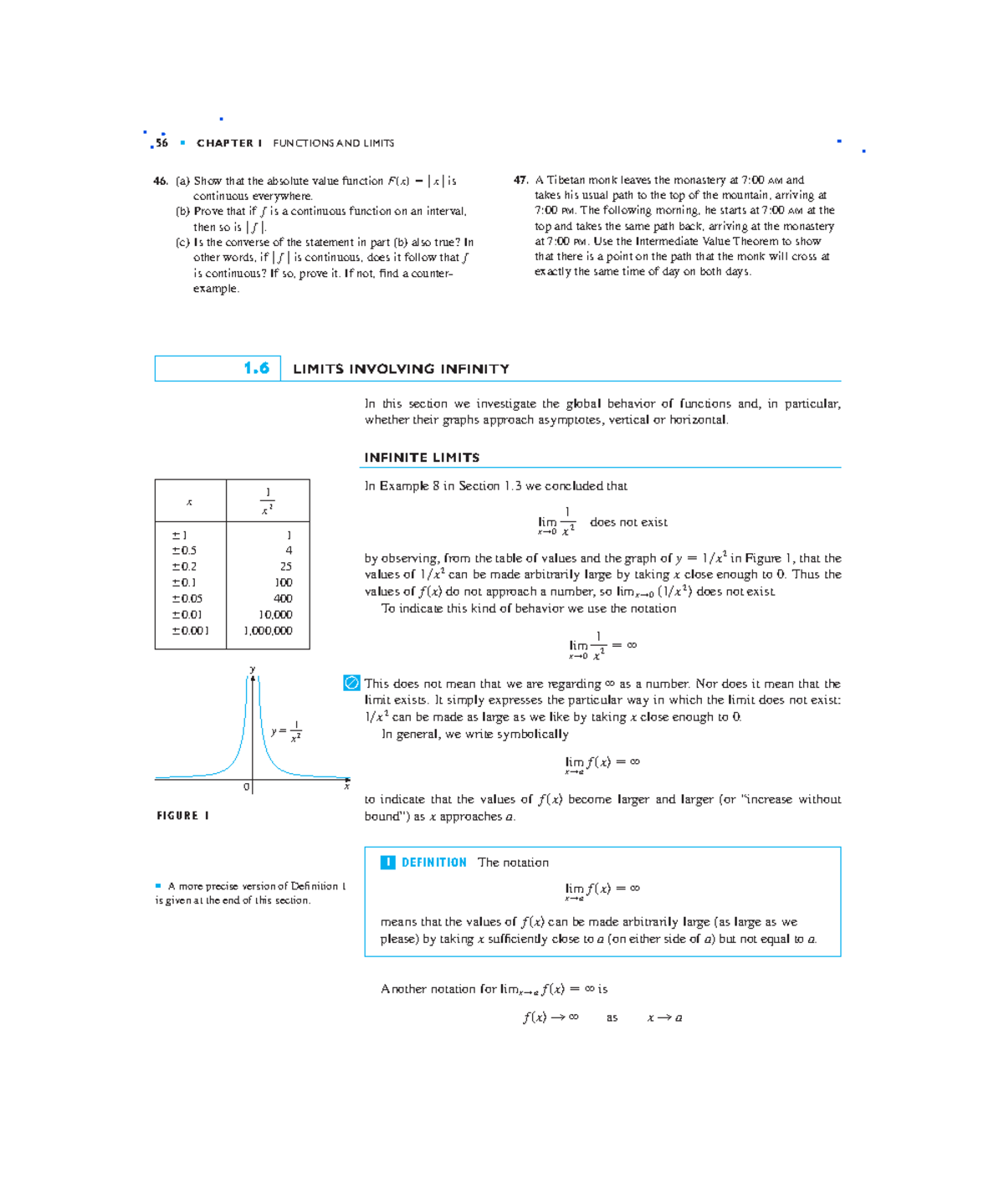 Math work ch - math work - ####### 46. (a) Show that the absolute value function is ...