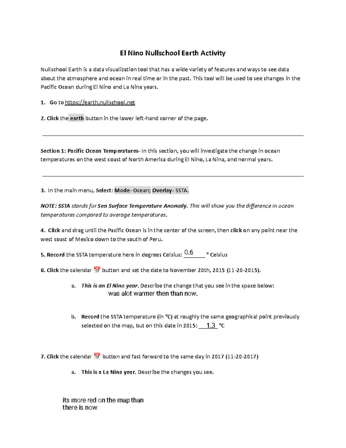 El Nino Nullschool Earth Activity - El Nino Nullschool Earth Activity ...
