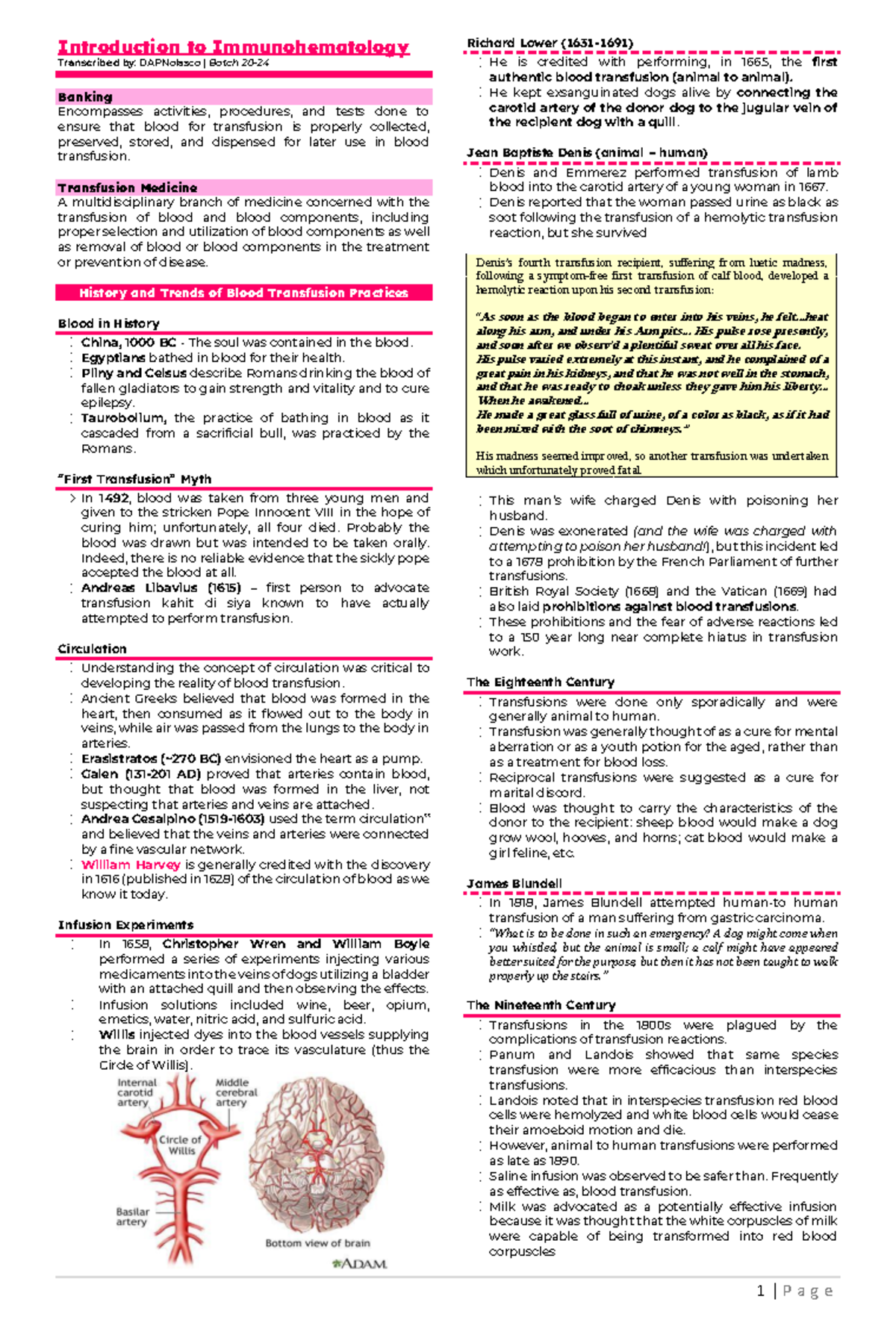 1. Introduction to Immunohematology - Introduction to Immunohematology ...