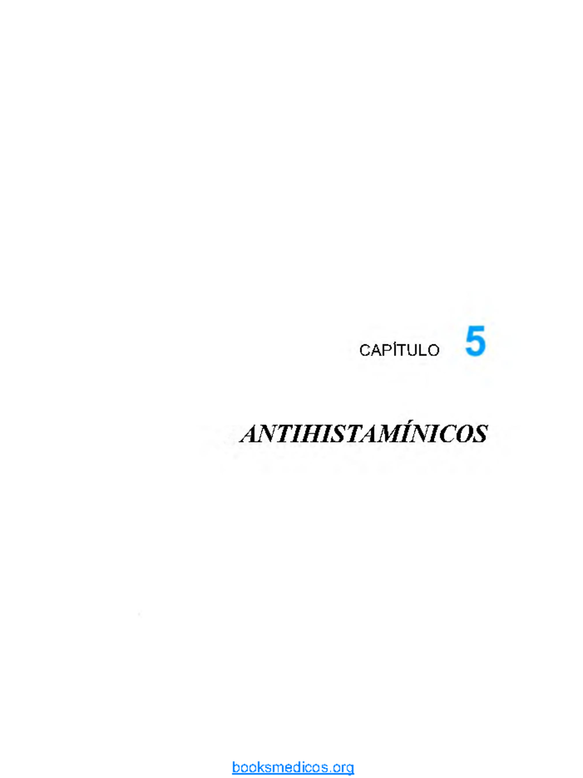 Antihistamínicos - Extracto del libro Farmacología de Izasa - CAPÍTULO ...