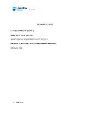 Principles of Food Safety and Quality Assurance (FSQA) - The course ...