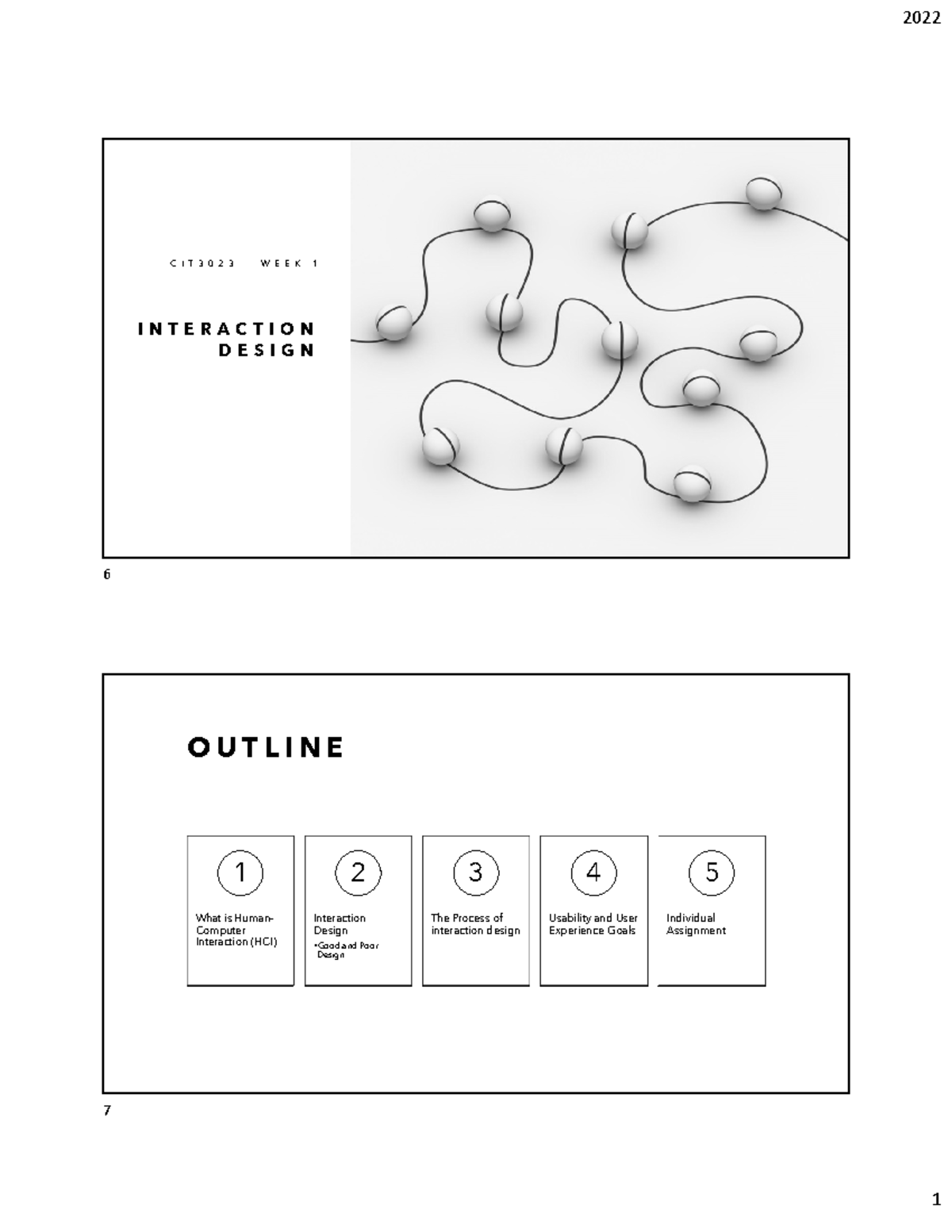 01. Interaction Design - - Studocu