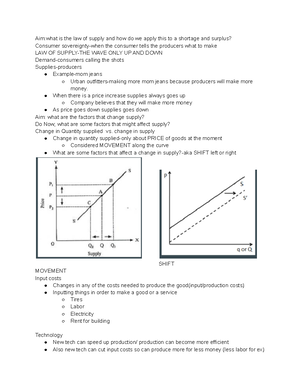Unit 2-law of supply and demand - Chapter 4 Law of Demand Law of demand ...