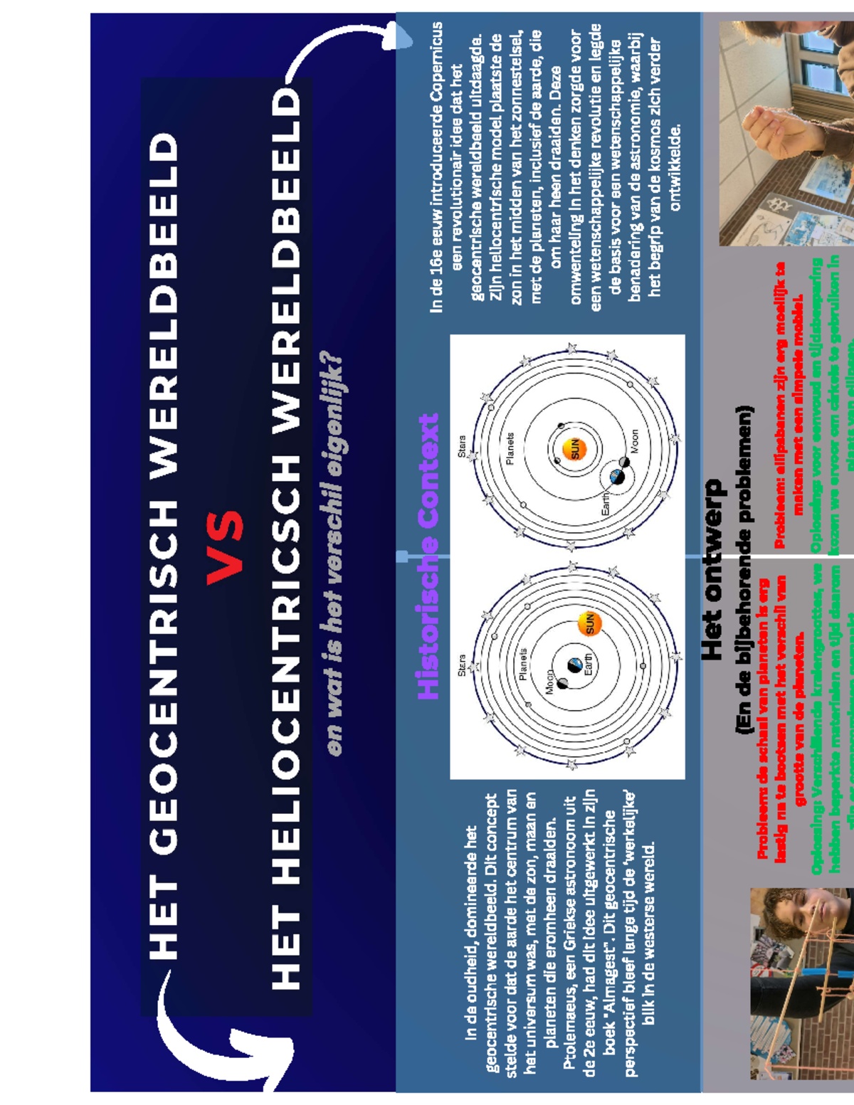 NLT Poster A3 - asdf - HET GEOCENTRISCH WERELDBEELD VS HET ...