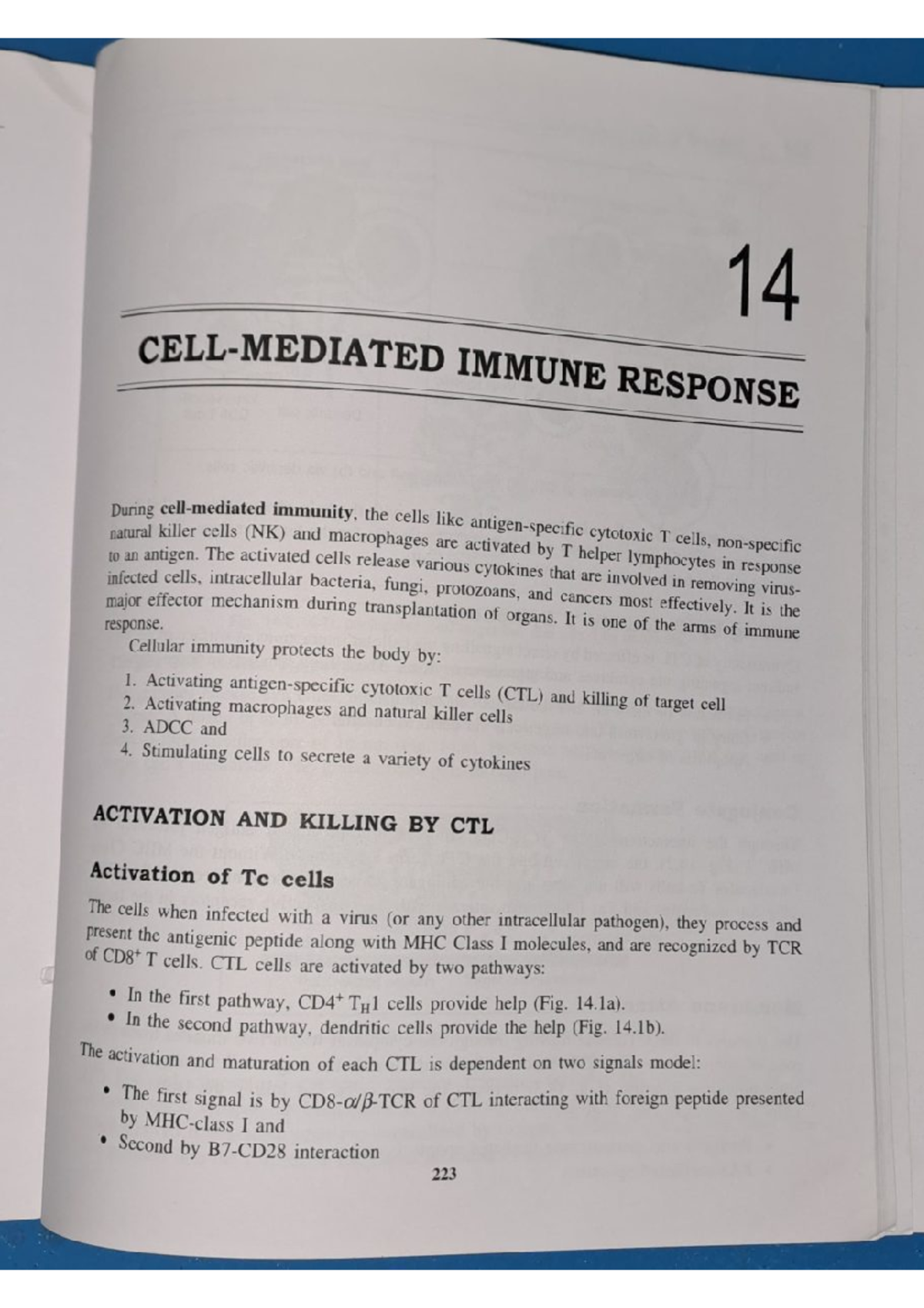 Cell Mediated Immunity - Bsc Psychology - Studocu