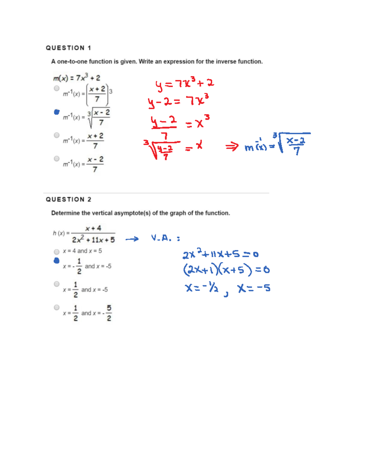 MAC 1105 VC Final Exam - MAC1105 - Studocu