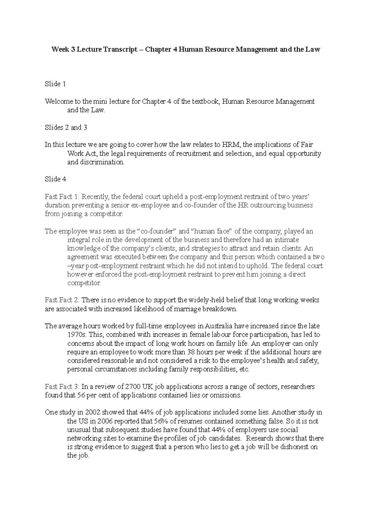4 9 September 2019, questions and answers - Week 3 Lecture Transcript ...