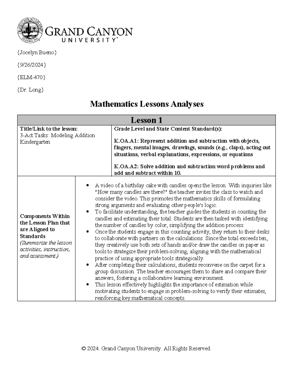 Applying Constructivist Strategies for Teaching Mathematics Template ...