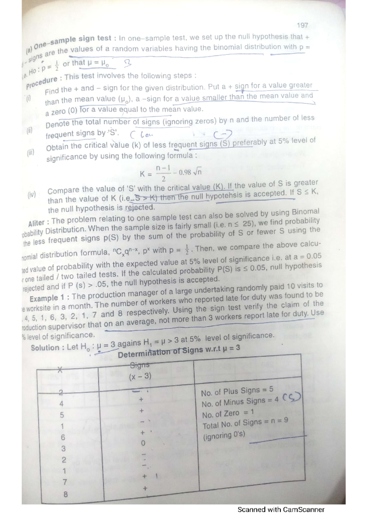 Sign - It has detail about the sign test - _ 197 sign test : In test ...