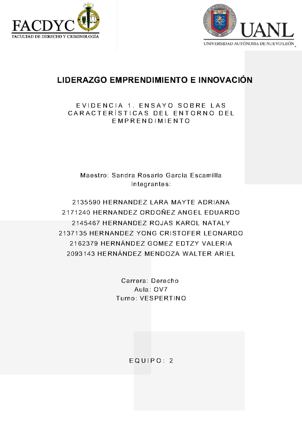 E2 Hernandez Rojas-2 - Trabajo sobre derecho constitucional - Maestro ...