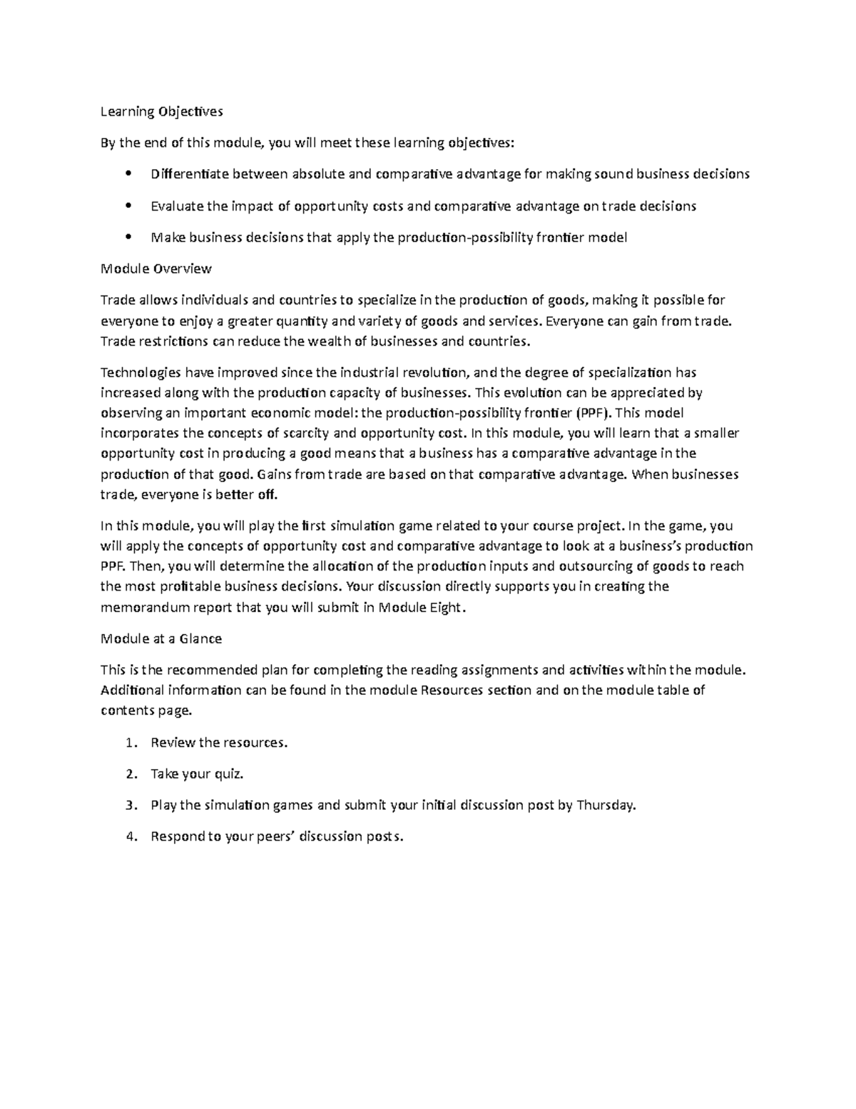 Module 2 - Learning Objectives By the end of this module, you will meet these learning ...