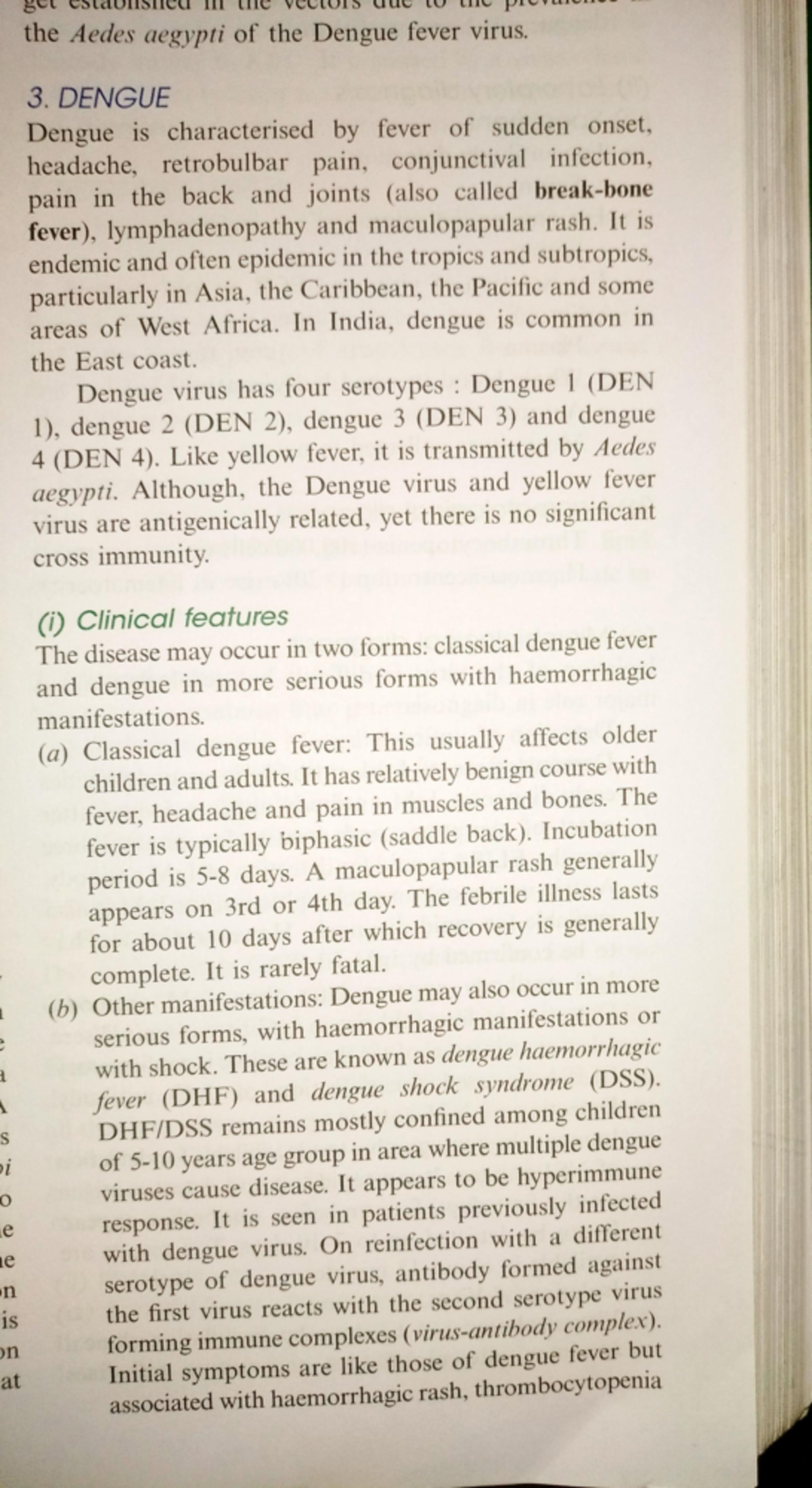 Dengu - Lecture notes - General medicine - Studocu