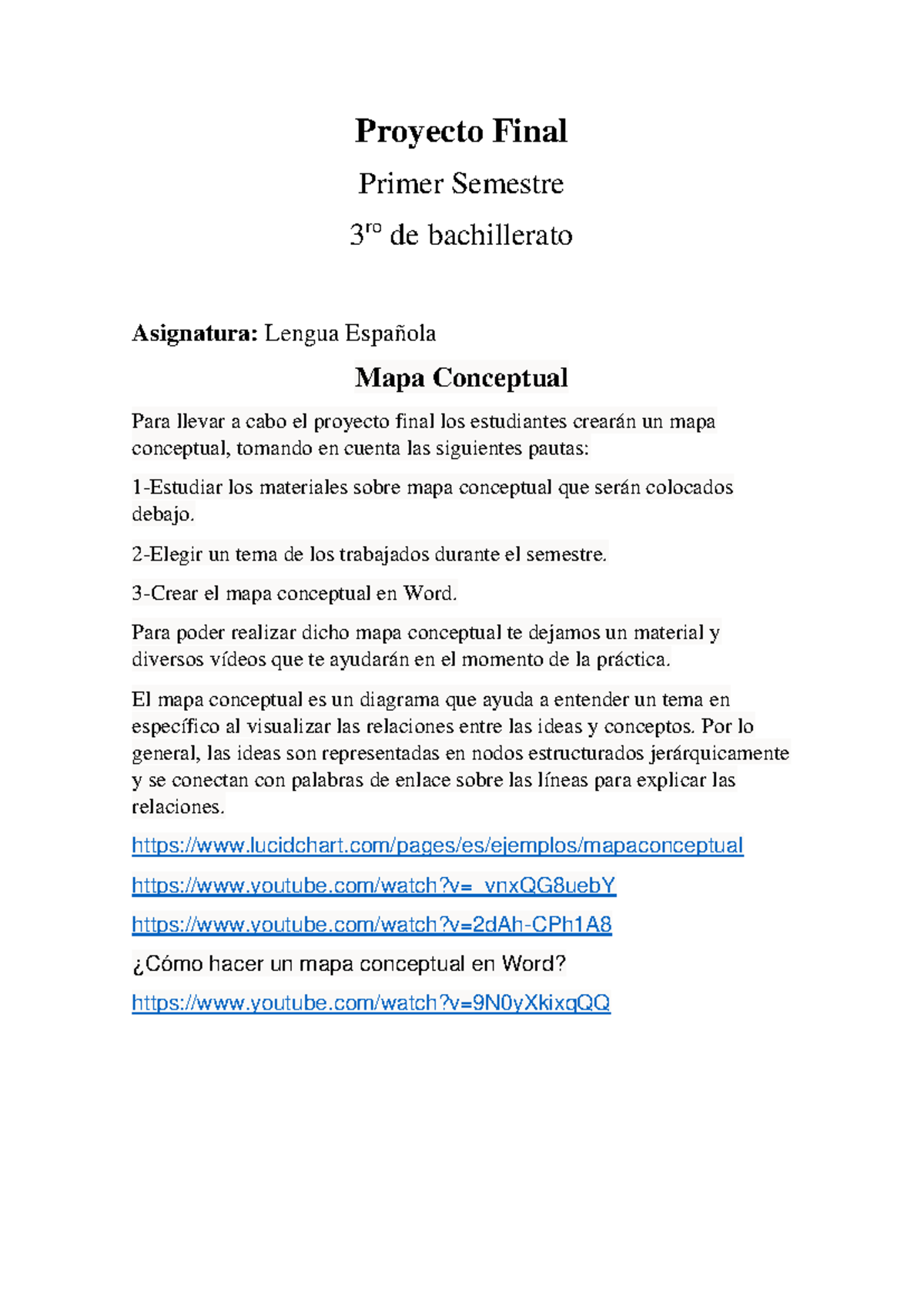 3ro Proyectos Finales - matematicas - Proyecto Final Primer Semestre 3 ro de bachillerato - Studocu