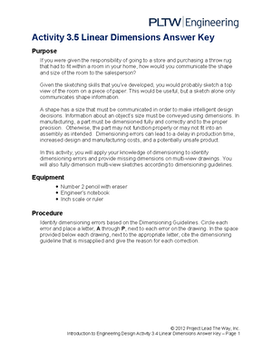 Pdfcoffee - Principles of Engineering - Project Lead The Way, Inc ...