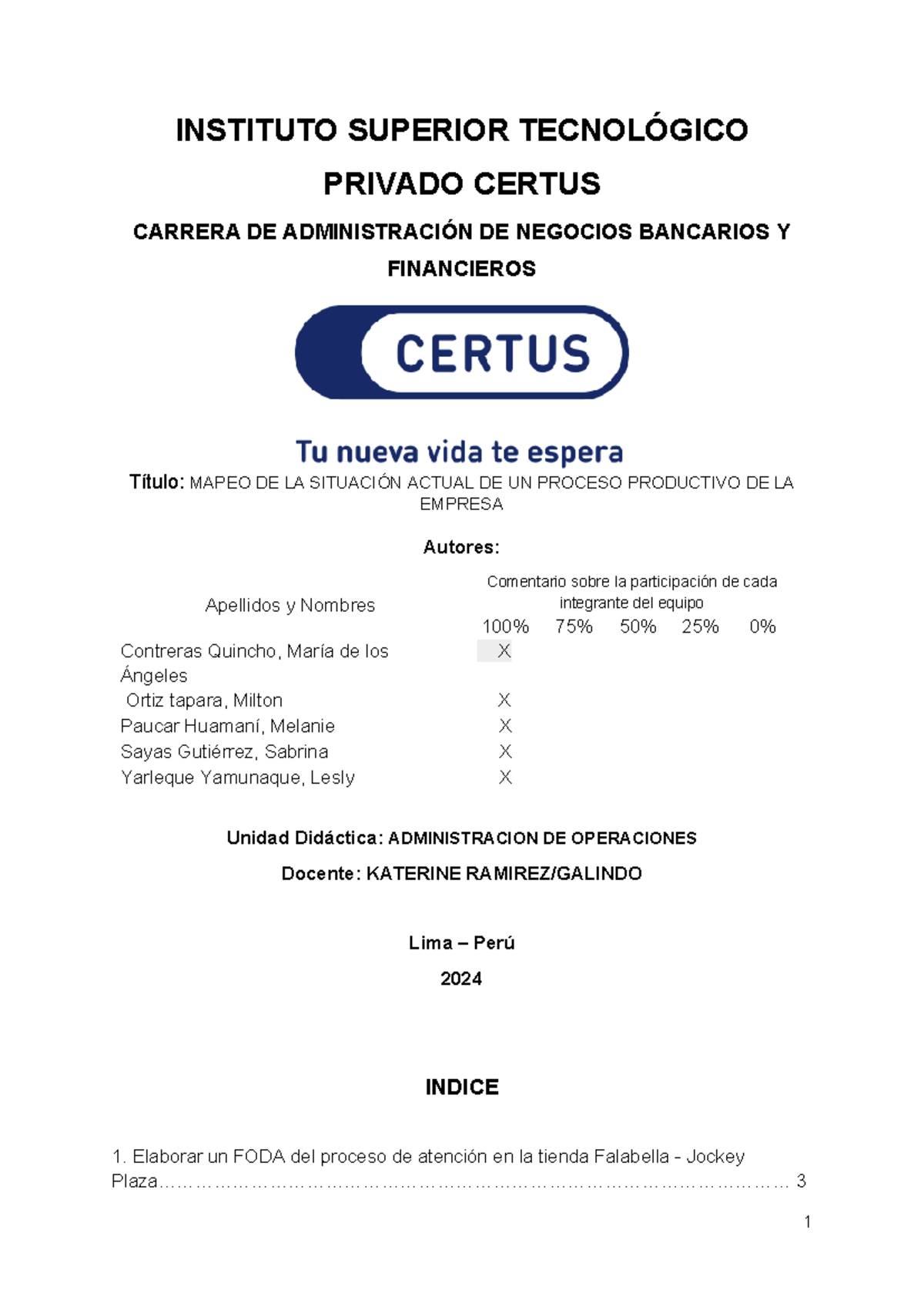 Grupo 06 - modelo de negocios - INSTITUTO SUPERIOR TECNOLÓGICO PRIVADO ...