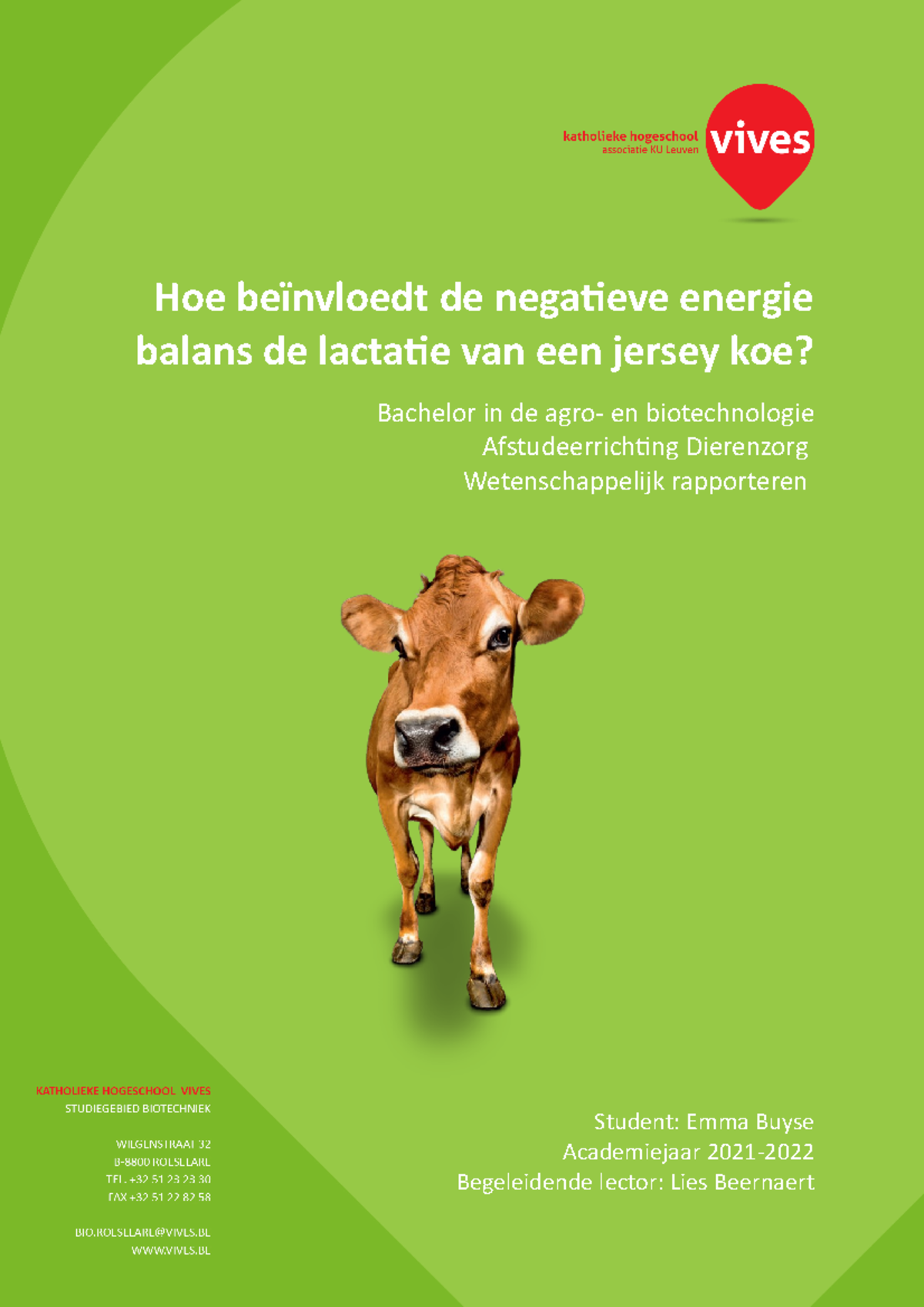 Wetenschappelijk rapporteren defenetieve versie - Hoe beïnvloedt de ...