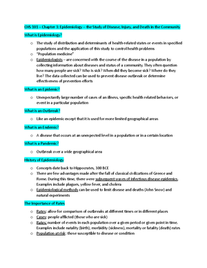 Studocu chapter 11 chs 101 - CHS 101 – Chapter 11: Community Mental Health Introduction o Mental ...