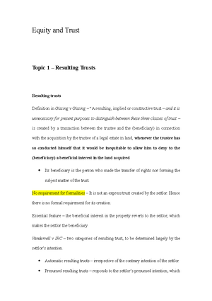 5. Tutorial-Non Charitable Purpose Trust-Q - EQUITY & TRUSTS I LW4630A ...