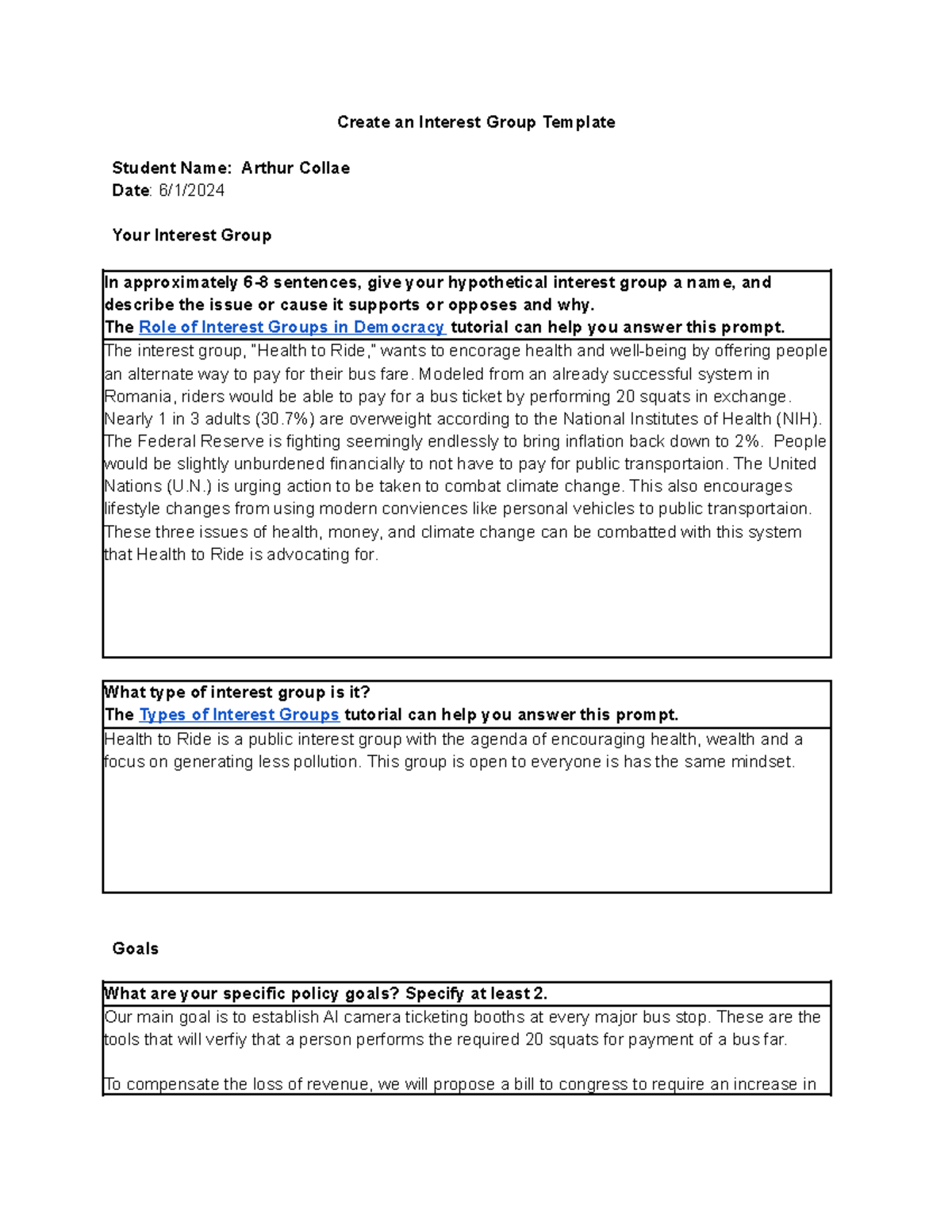 Unit 4 Touchstone-4 Create an interest group - Create an Interest Group ...