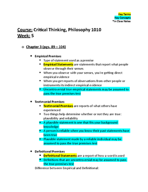 Chapter 5 Propositional Arguments - PROPOSITIONAL ARGUMENTS A simple statement is a statement ...
