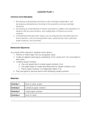 CIEP 104 Lesson Plan 3 - Lesson Plan 3 Content: CCSS.MATH.CONTENT.6.SP ...