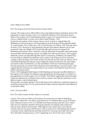 Expert Witness Report - SCORED 58. - 23907053 Expert Witness Report ...