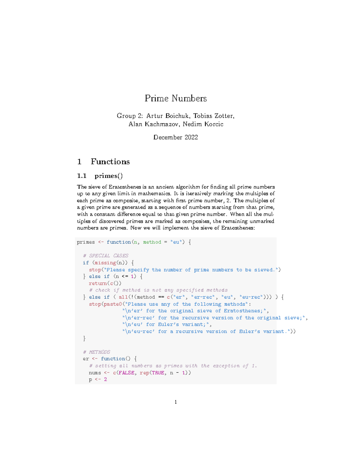 Group 2 Prime Numbers - Prime Numbers Group 2: Artur Boichuk, Tobias ...