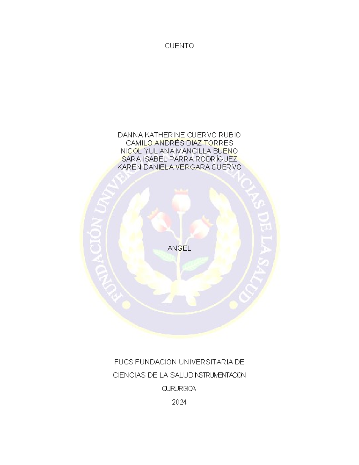 Cuento Neuro - es una prueba - Administración de empresa - CUENTO DANNA ...