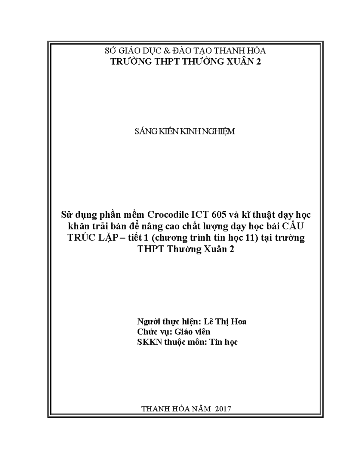 Skkn su dung phan mem crocodile ict 605 va ki thuat day hoc S3Oyu Ob ...